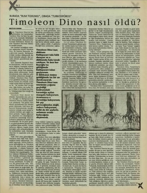 1+1 Express | Timoleon Dino nasıl öldü?